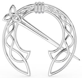 Silver Celtic "Tara" Brooch