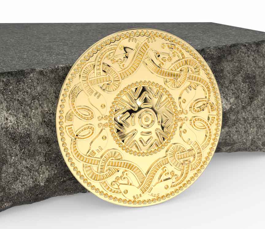 celtic warrior brooch