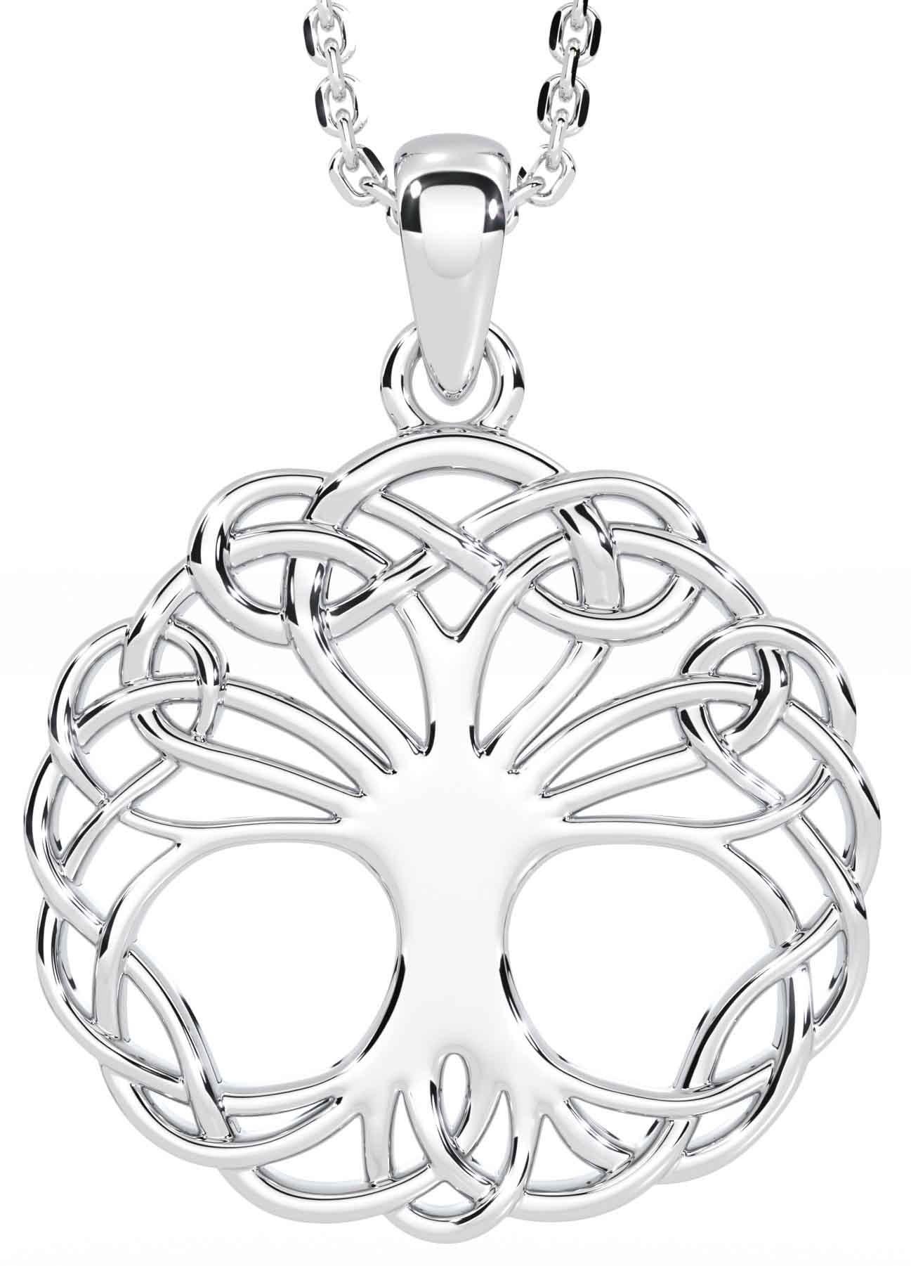 tree of life necklace sterling silver
