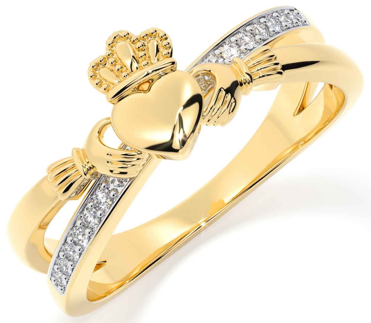 9ct claddagh ring store