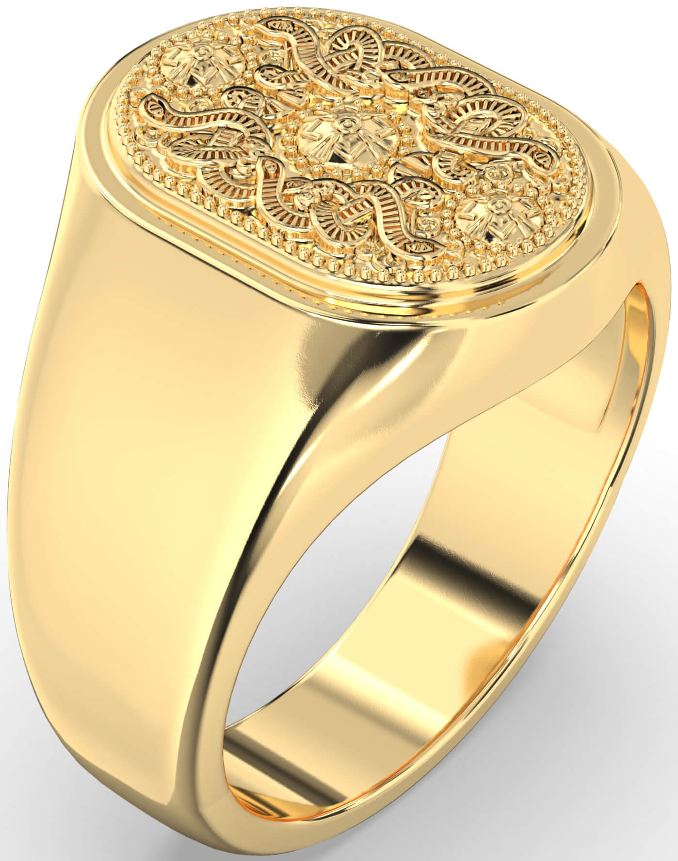 celtic warrior signet ring